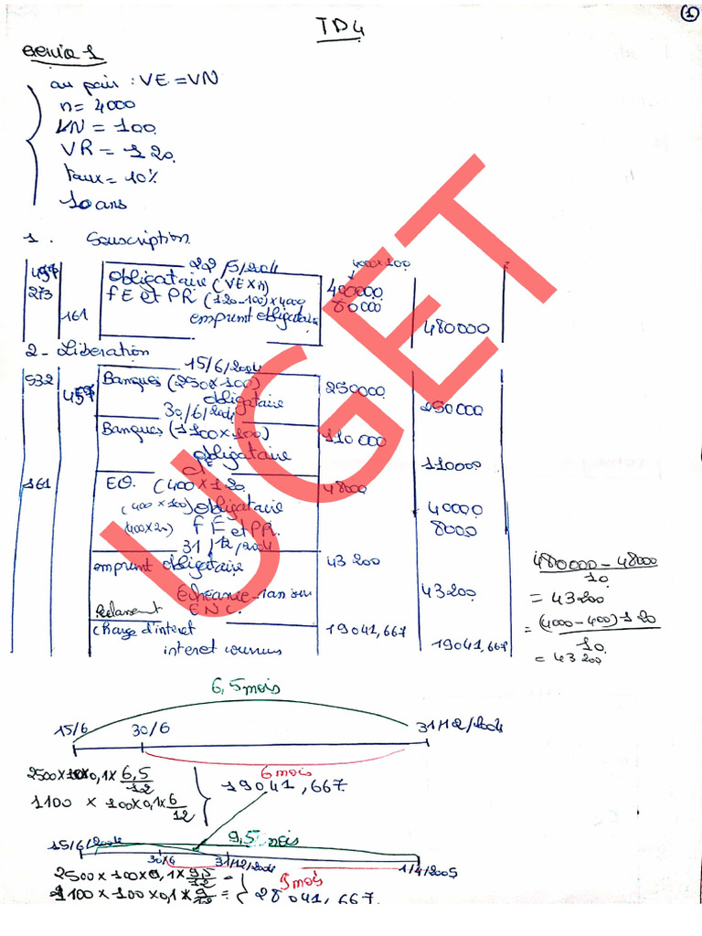 Correction TD 4 | PDF