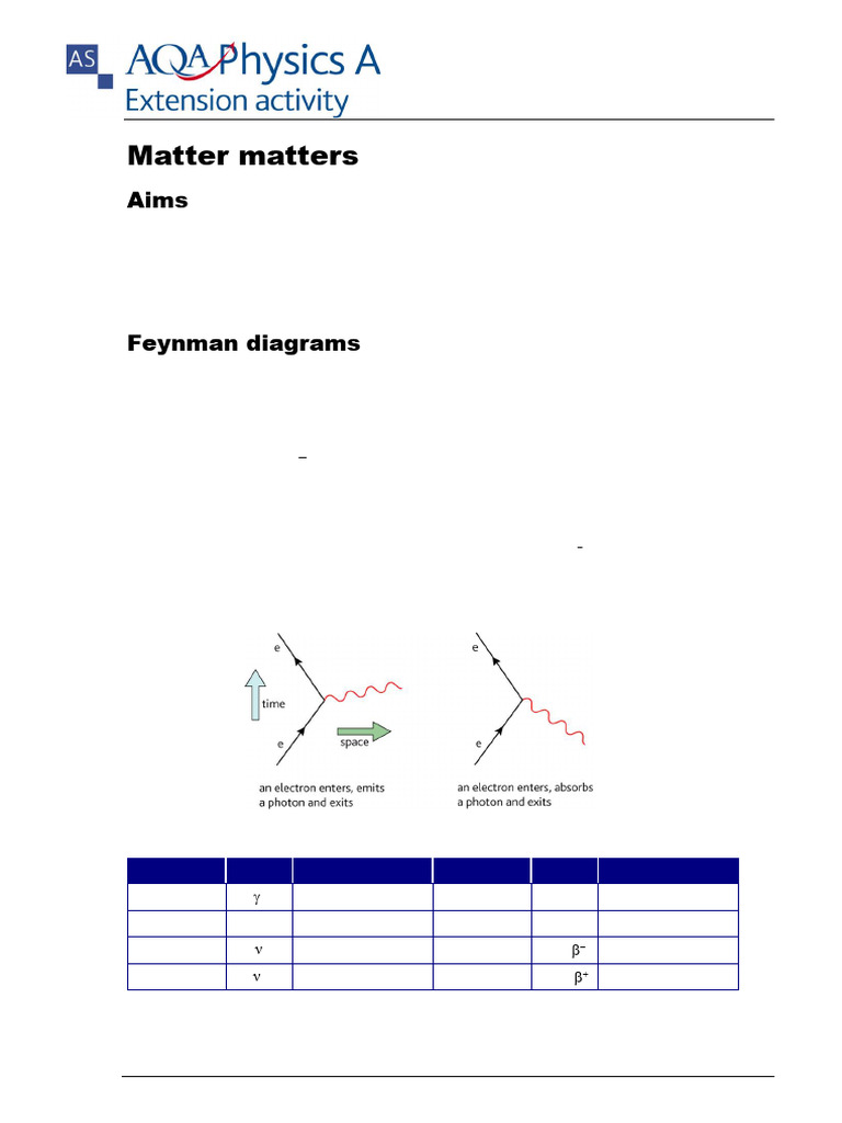 Beta Decay and Feynman Diagrams | PDF | Elementary Particle | Neutrino