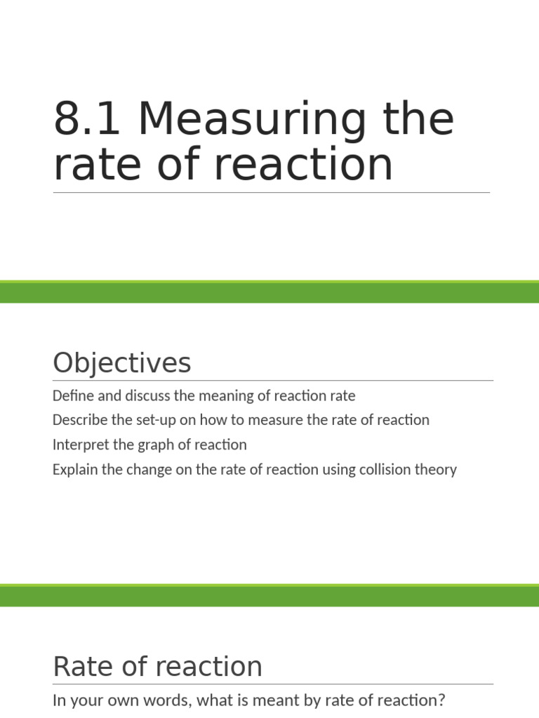 Measuring Reaction Rates and Influences | PDF | Reaction Rate | Magnesium