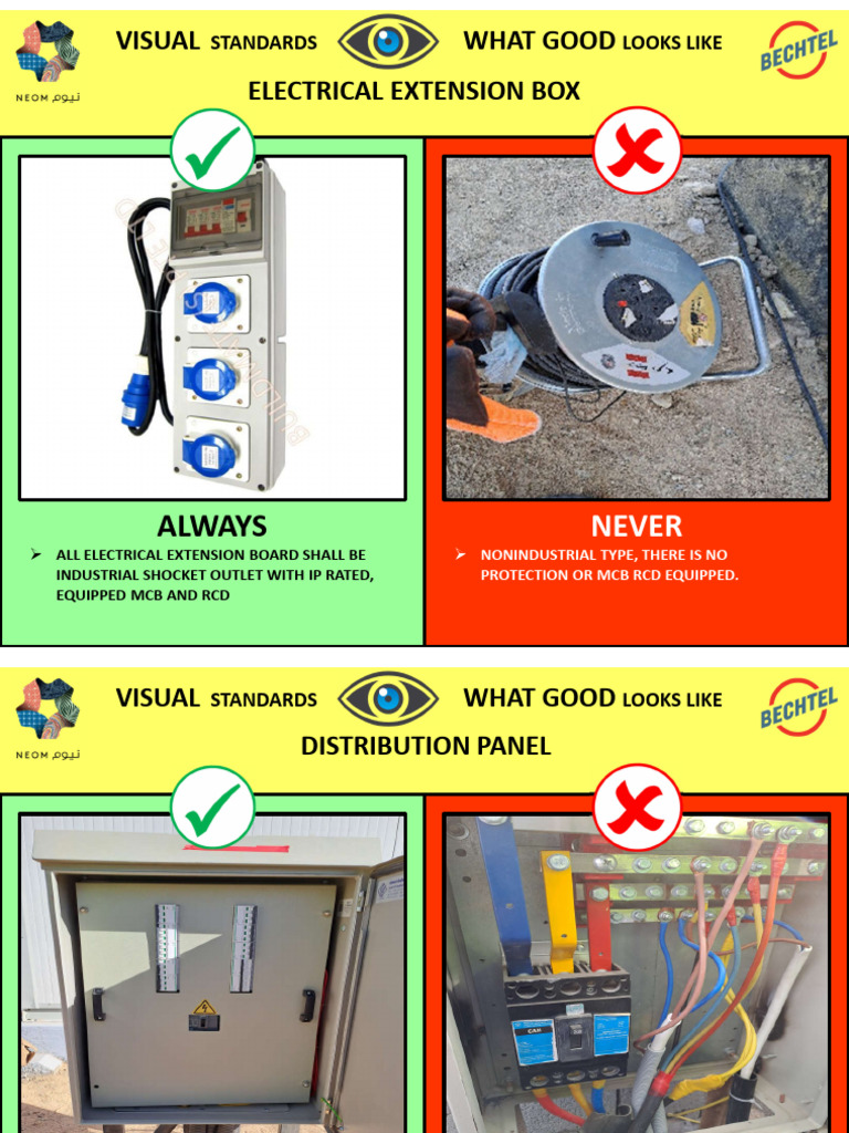 Electrical Safety Visual Standards Guide | PDF