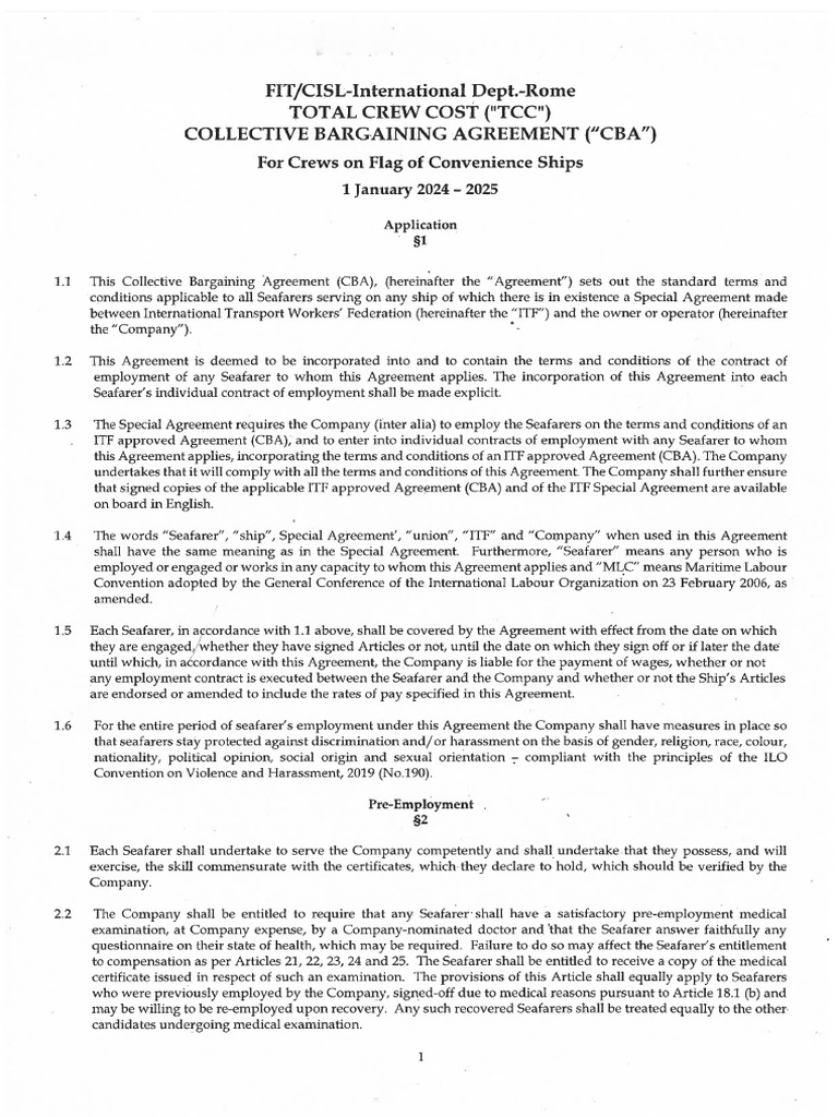 CBA NEW - Print 1 | PDF