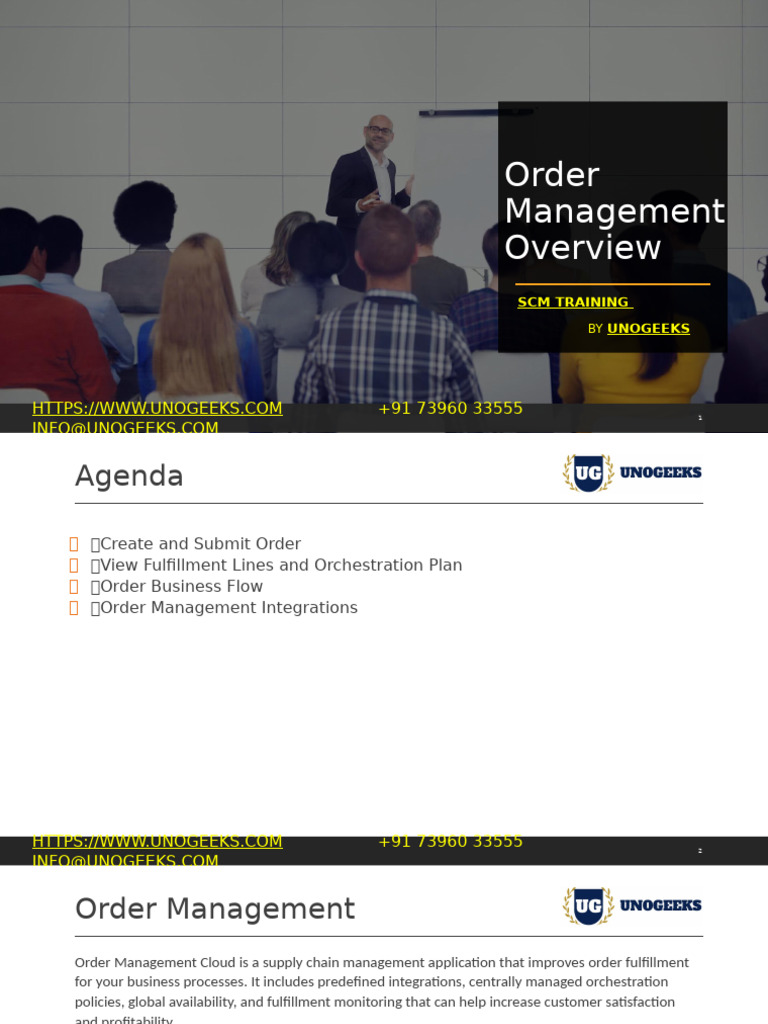 Order Management | PDF