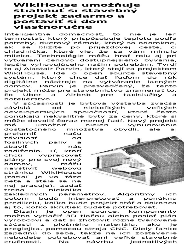 Wiki House | PDF