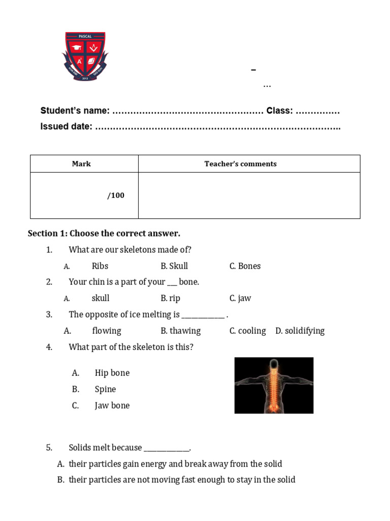 3C Science Mid-Term Revision Guide | PDF | Solid | Predation