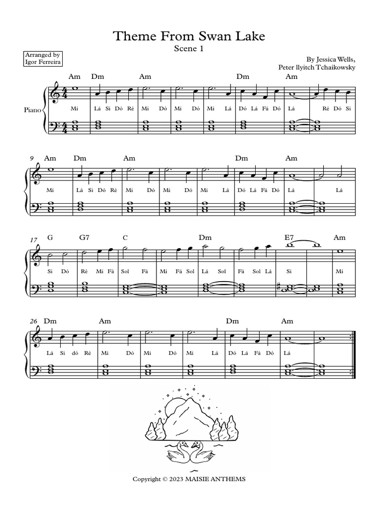 Theme From Swan Lake 7 | PDF