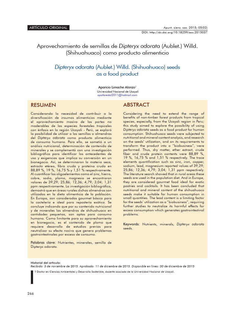 Sarrapia: Uso en la diarrea y nutrición | PDF | Alimentos | Dieta
