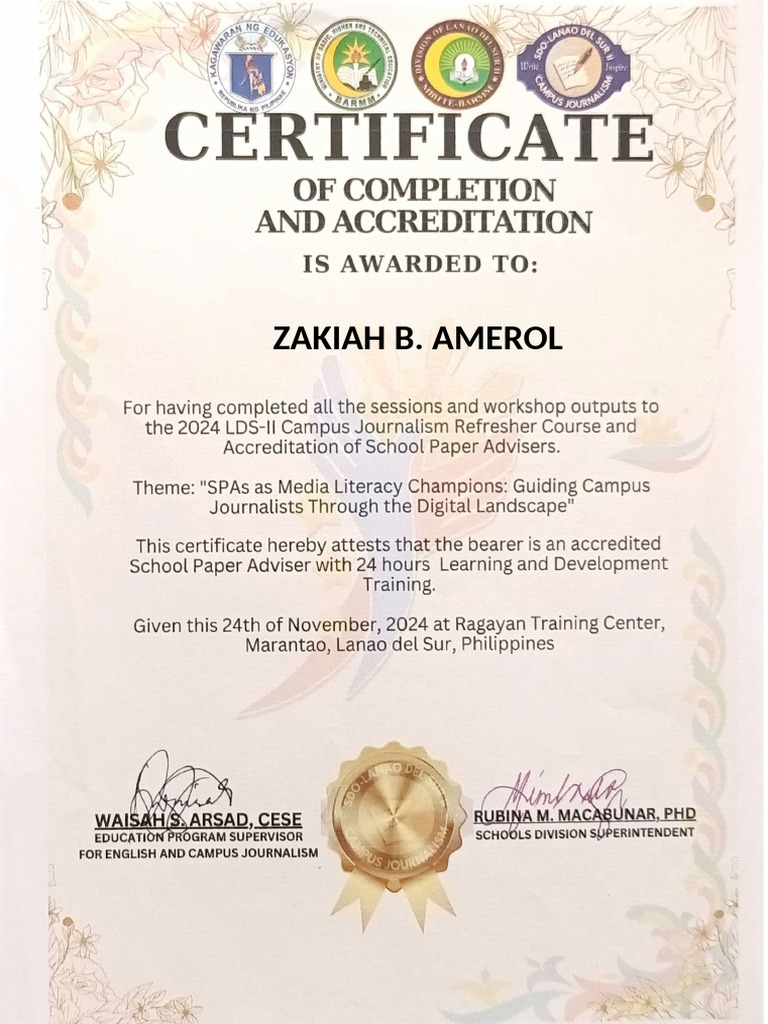 Zakiah B. Amerol | PDF