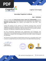 Cognifyz Internship | PDF