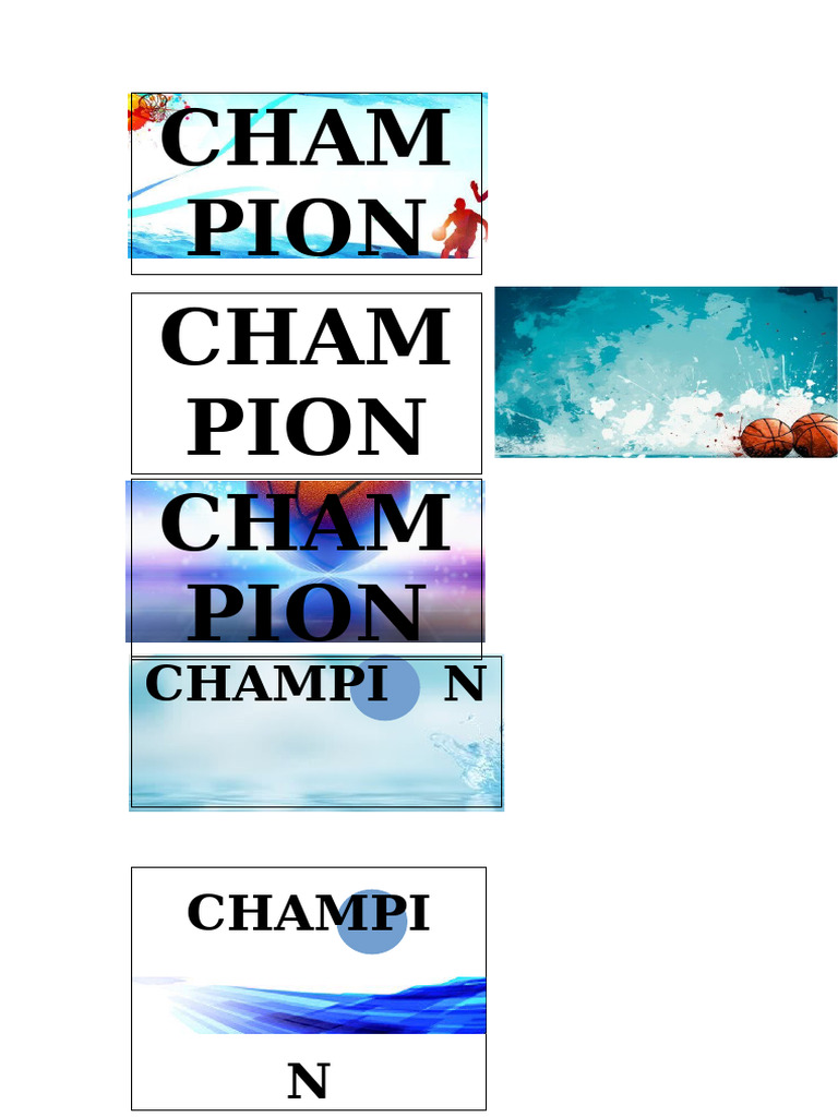 Champion | PDF