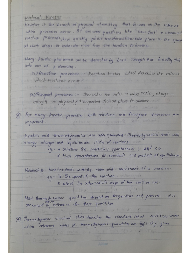 Kinetics Theory Nadeeja Pdf