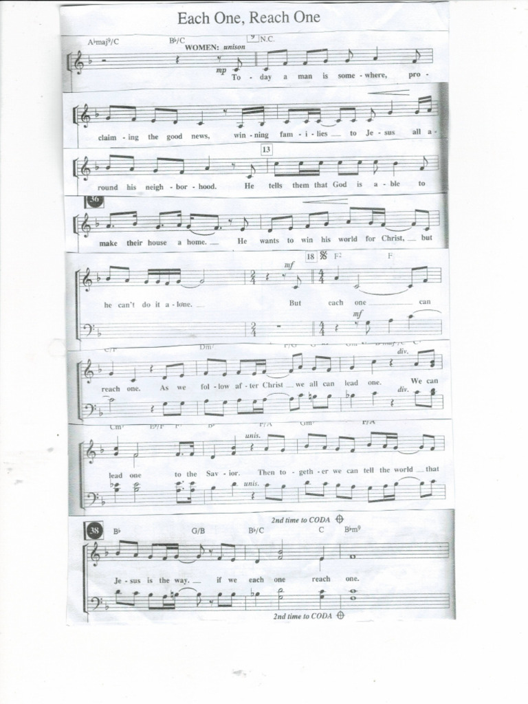 Each One, Reach One | PDF