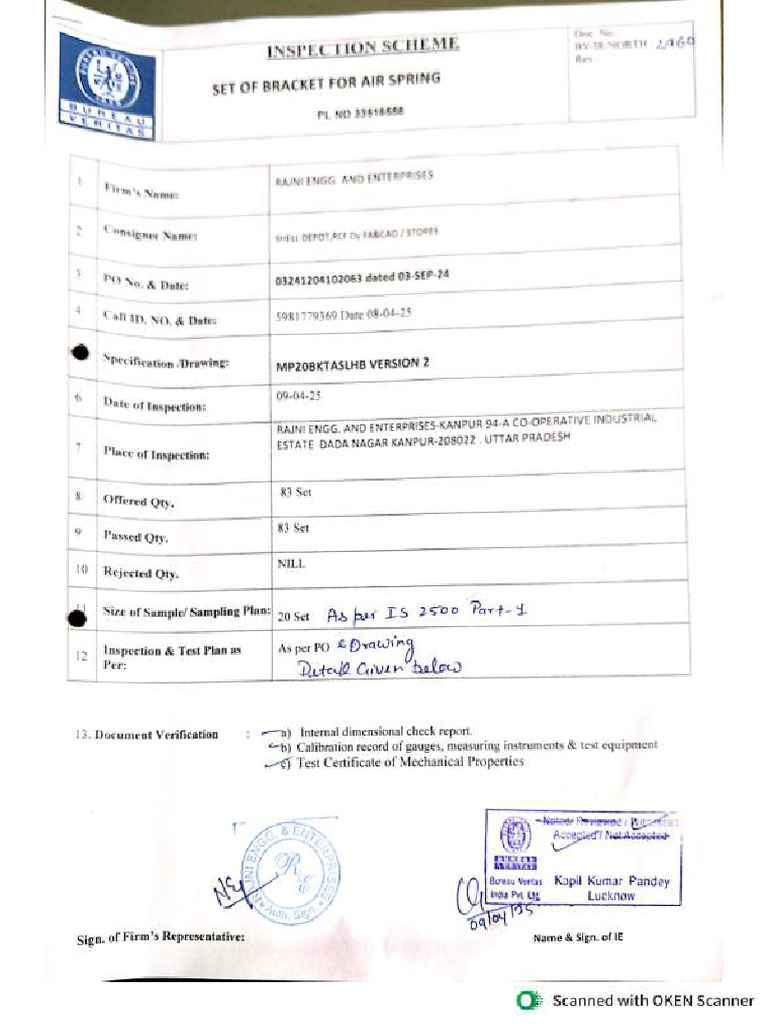 AIR SPRING BKT ITP & Witness_compressed (2) | PDF
