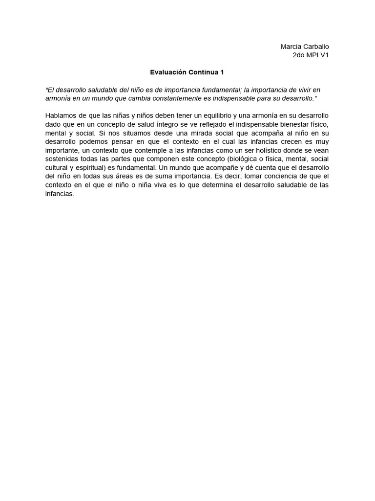Evaluación Continua 1 | PDF
