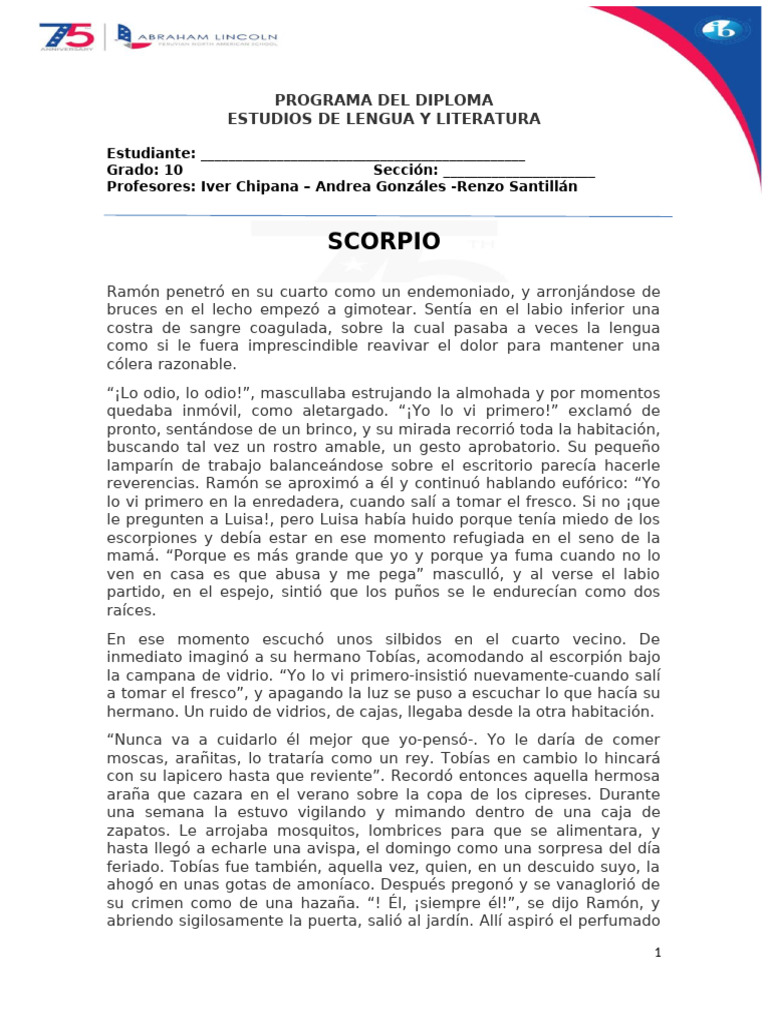 Cuento 9 Scorpio | PDF