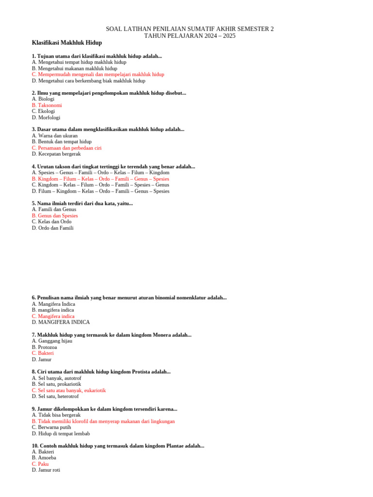 Soal Latihan PSAS | PDF