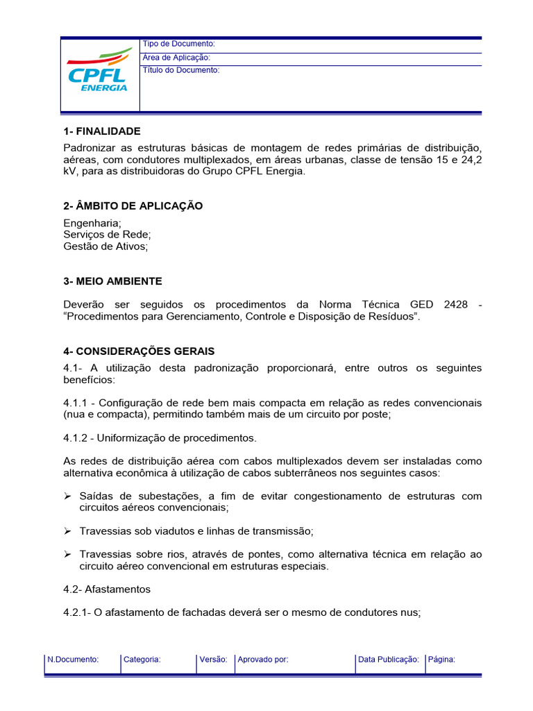 GED-3959 - Rede Primária Multiplexada 15kV e 25kV - Estruturas Básicas ...