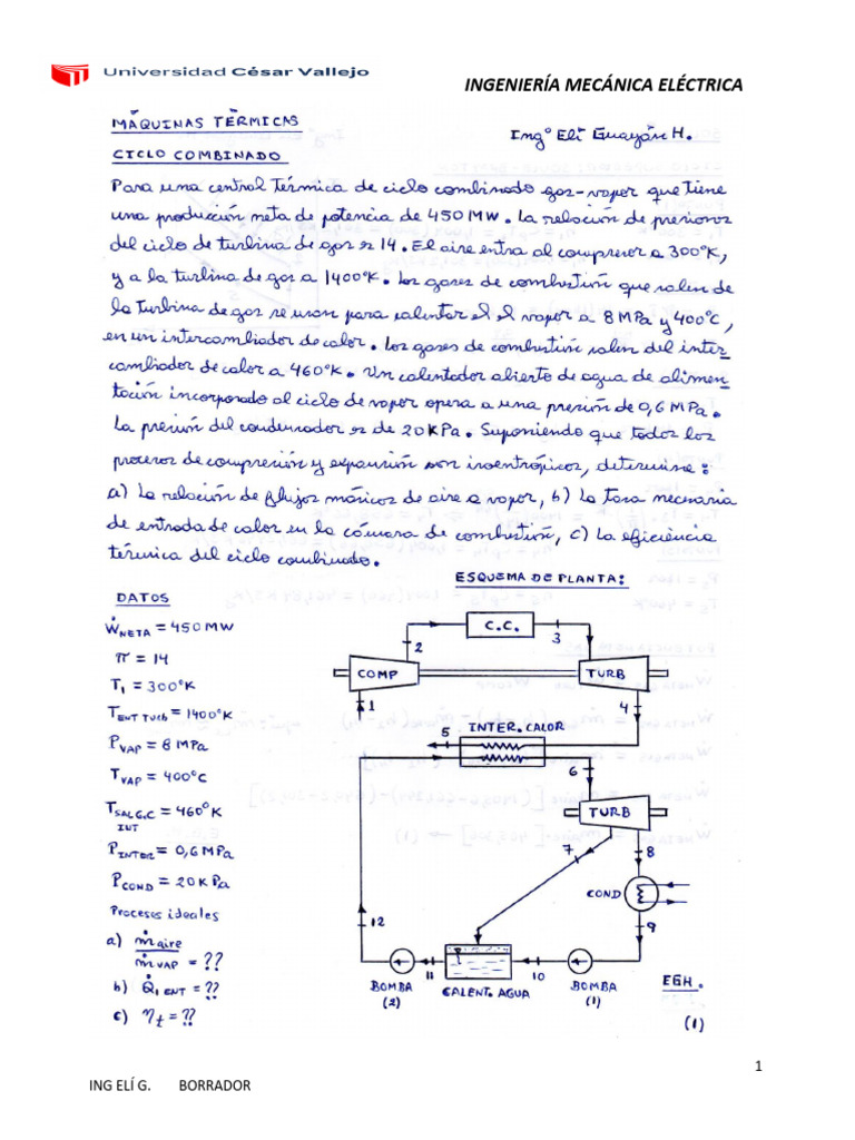 Maquinas Termicas Clase 9 2025-I Escan | PDF