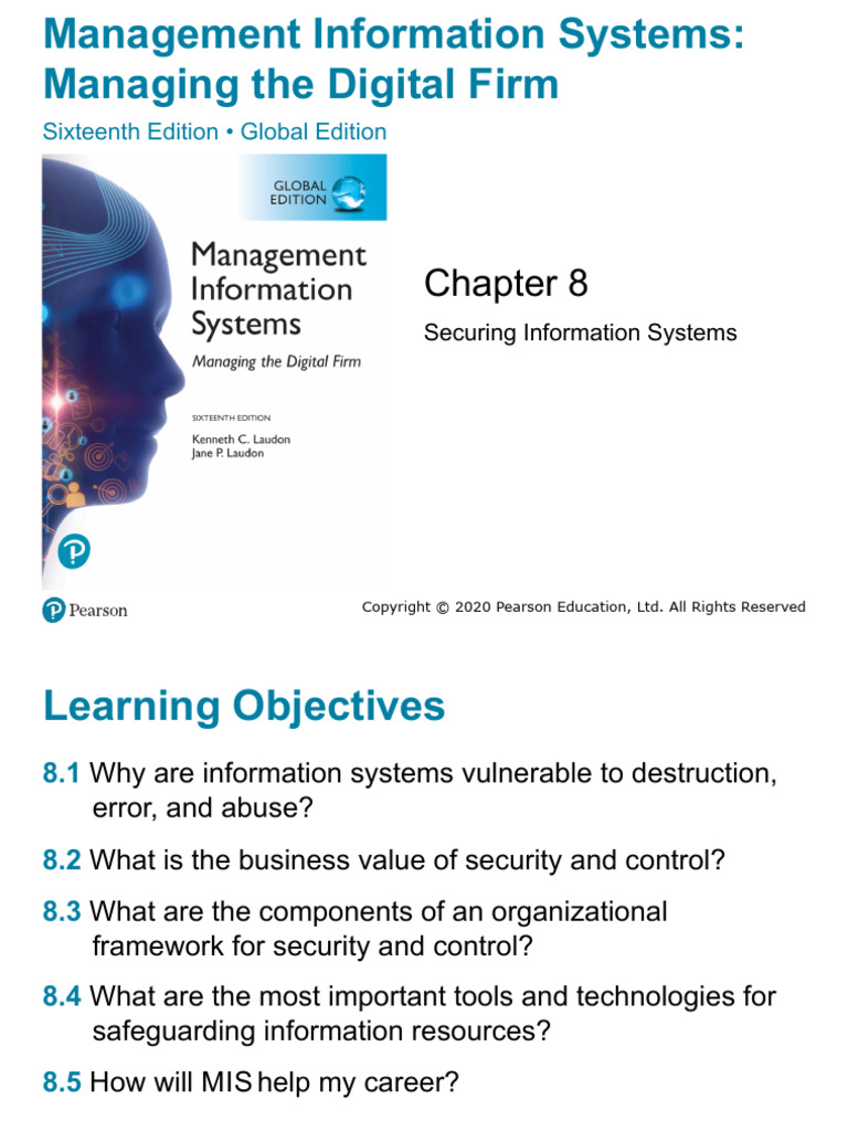 Laudon Mis16 PPT Ch08 KL CE | PDF | Public Key Cryptography | Security