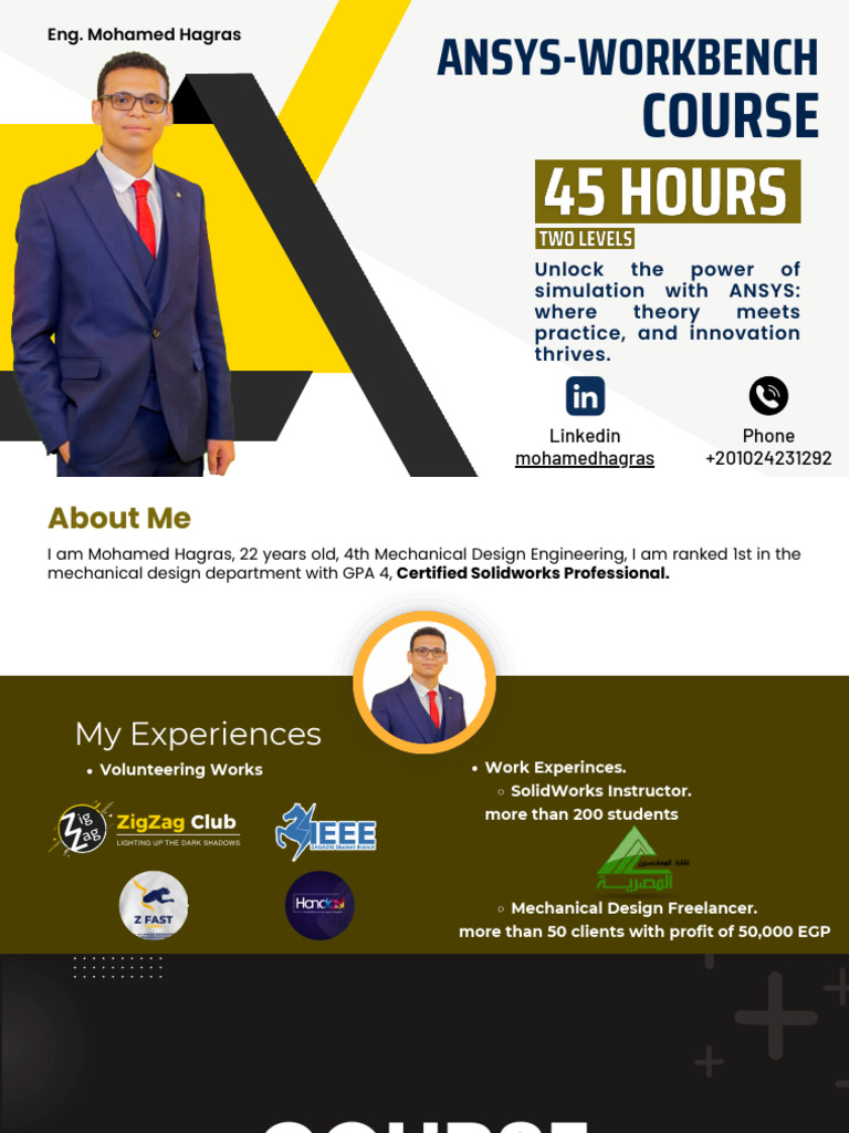 ANSYS Course 2024 | PDF | Mechanical Engineering | Computational Fluid ...