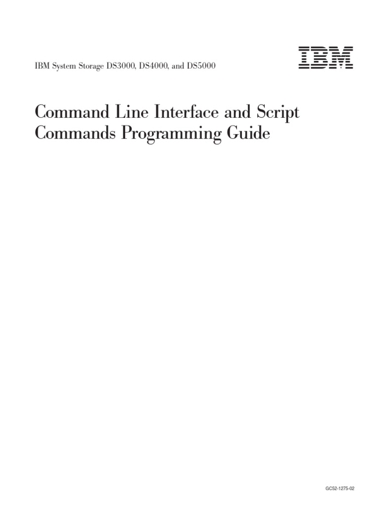 Command Line Interface And Script Commands Programming Guide Pdf 