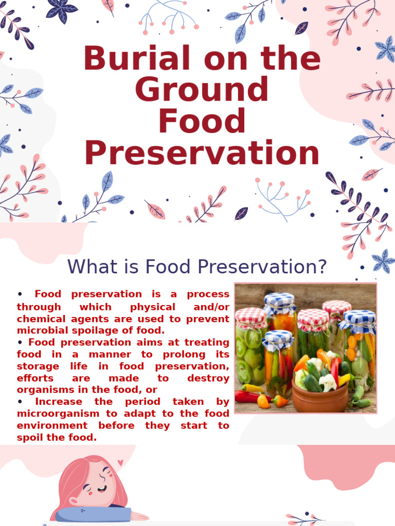 Crismil Nazarene M. Inocencio - Burial On The Ground Food Preservation ...