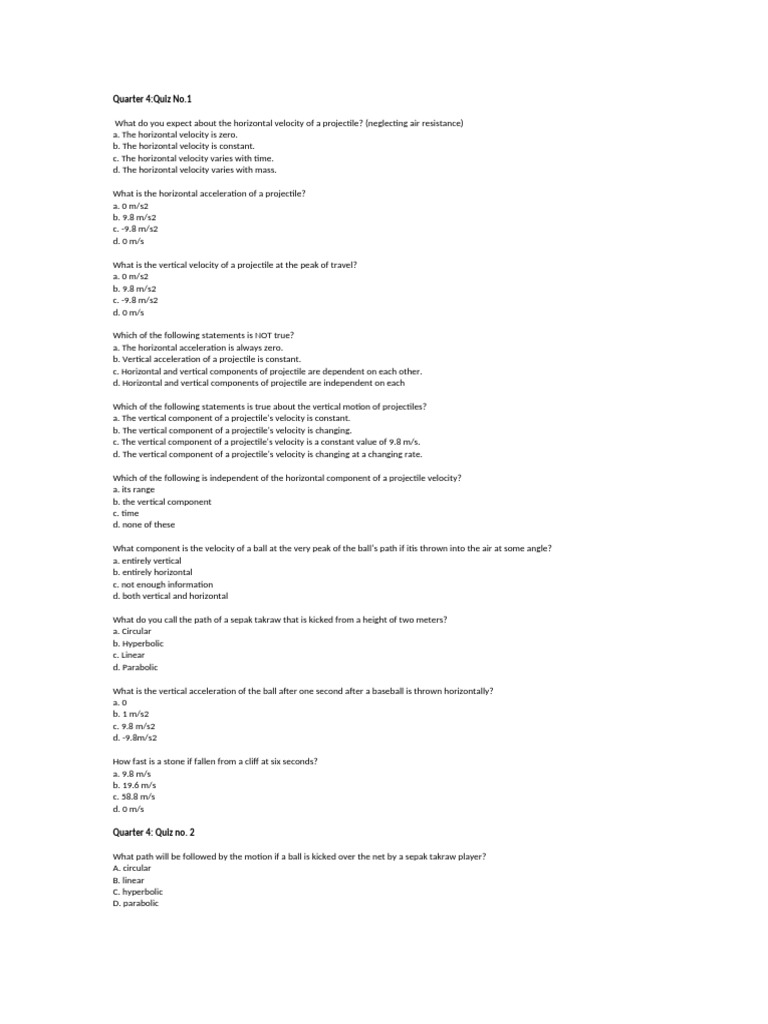 Science Sample Summative Test | PDF | Momentum | Engines