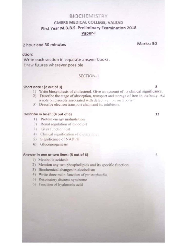 Gmers Valsad Preliminary Paper 1 - 2018 | PDF