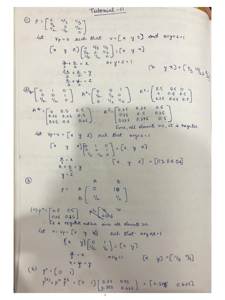 Tutorial 11,12,13 | PDF