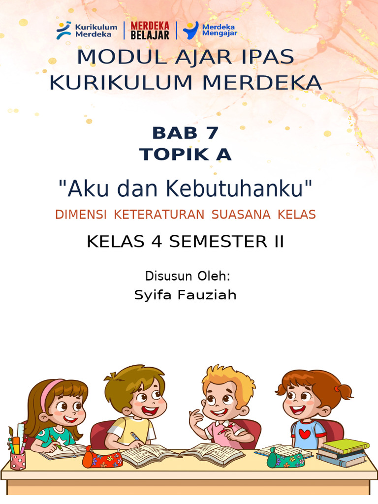 Modul Ajar IPAS Aku Dan Kebutuhanku | PDF