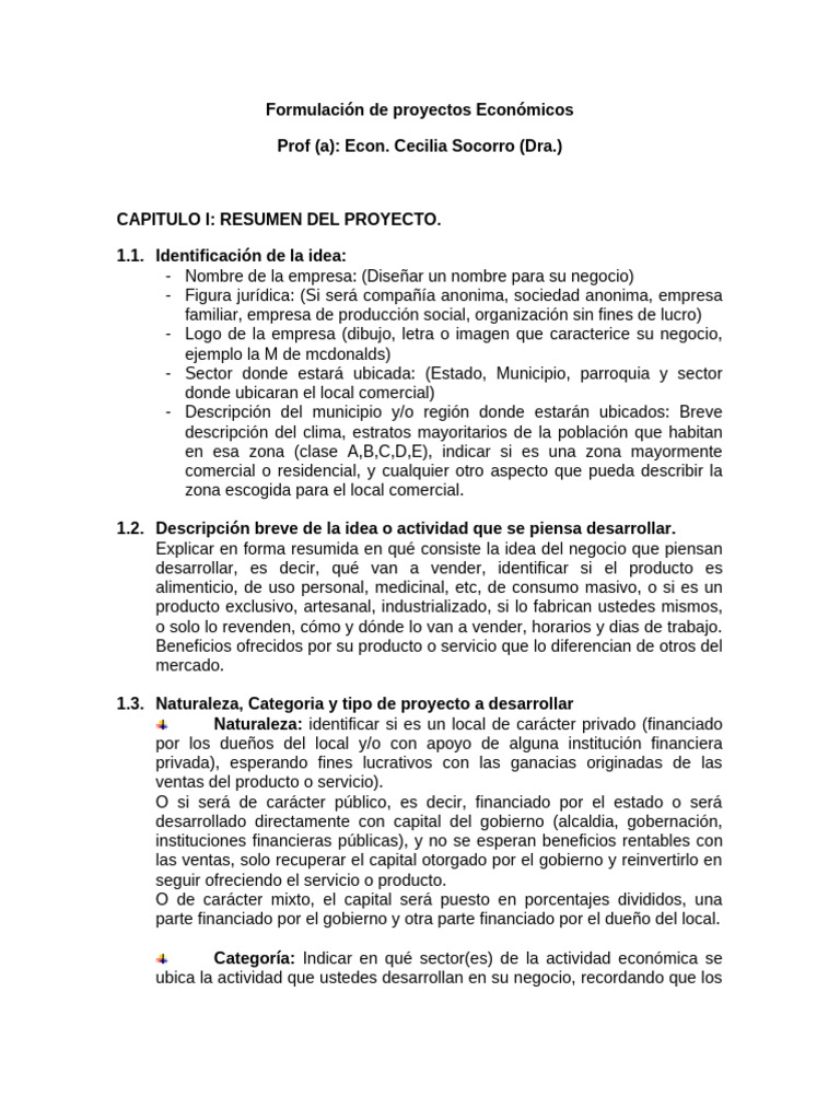 Esquema para Desarrollar El Capitulo 1 | PDF | Business | Análisis FODA