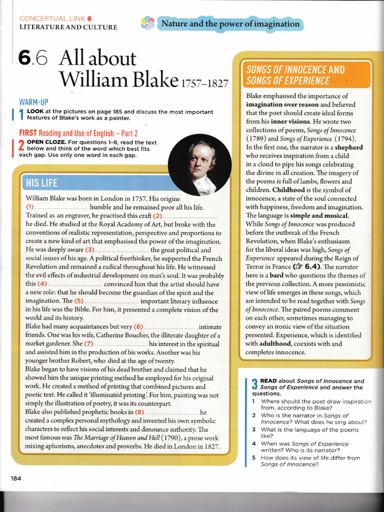 Blake 1 | PDF