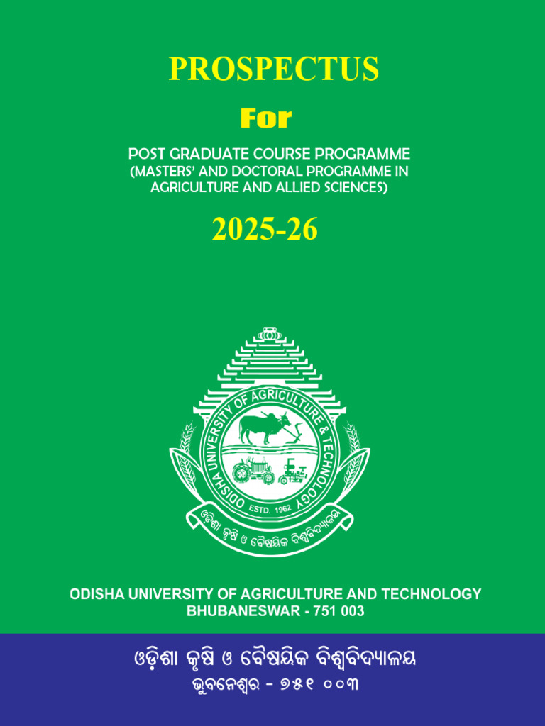 Post Graduate Prospectus 2025 26 | PDF | Postgraduate Education