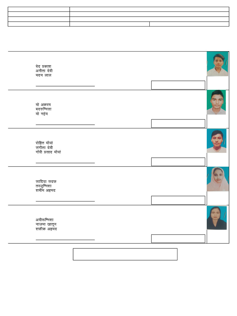 NominalRollClass11 | PDF | Physical Sciences | Natural Sciences