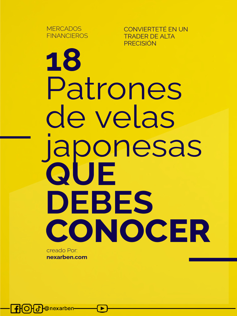 18 Patrones de Velas Japonesas Esenciales | PDF | Comerciante (Finanzas)