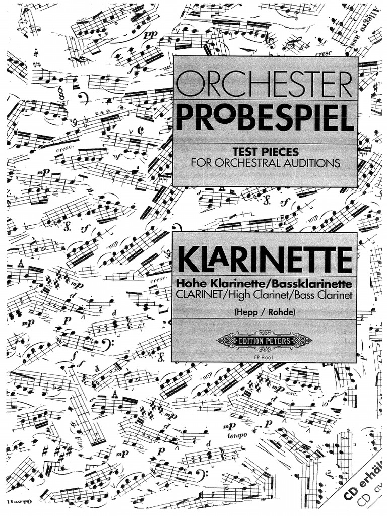 9416 Passi Orchestrali Per Clarinetto_E.peters | PDF