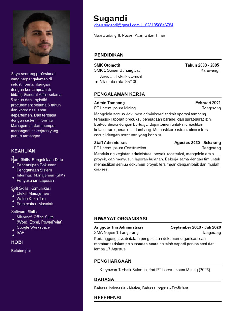 CV Rudi Santoso by Naevaweb | PDF