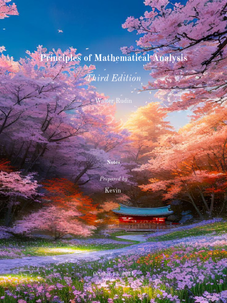 Baby Rudin | PDF | Mathematics | Mathematical Analysis