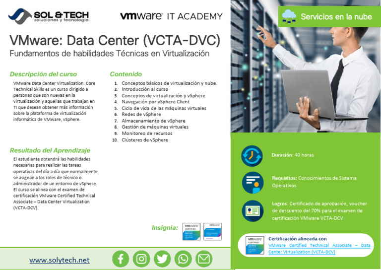 Vmware Data Center Vcta-Dcv | PDF | V Mware | Computación en la nube