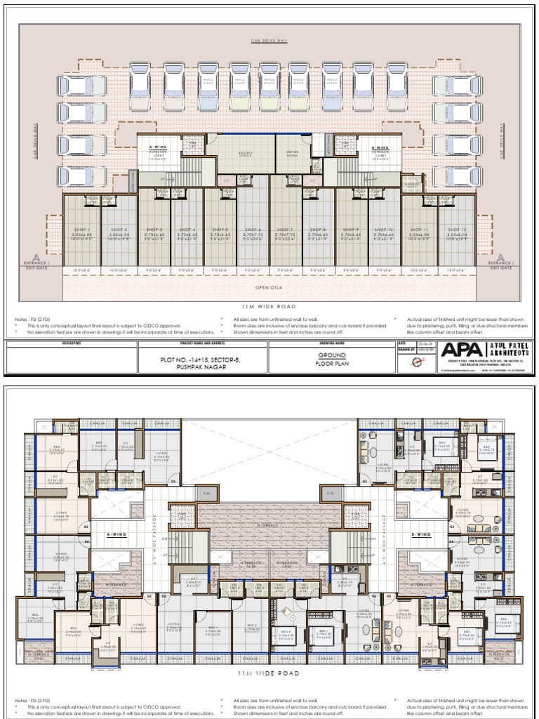 14+15-8-Pushpak Nagar (Sale Plan) 2 Fsi | PDF