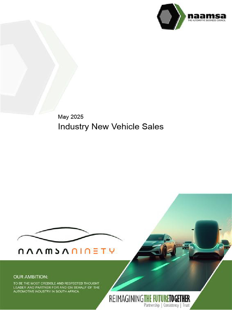 May 2025 New Vehicle Sales Report | PDF | Automotive Industry | Transport