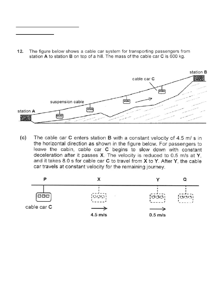 Pure Physics Structured Kinematics Test 2.0 | PDF