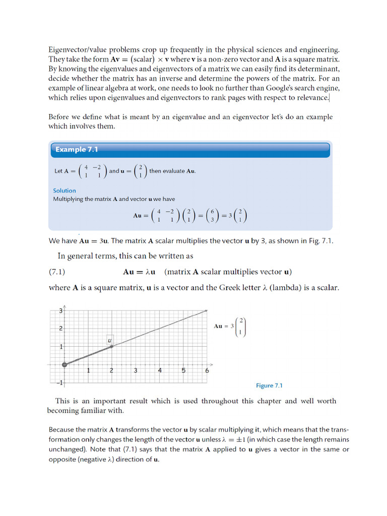 Eigen Vector and Value | PDF