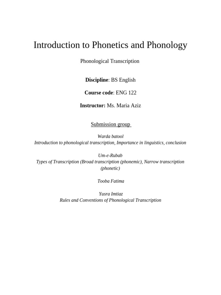 Phonetics and Phonology | PDF | Phonology | Phoneme
