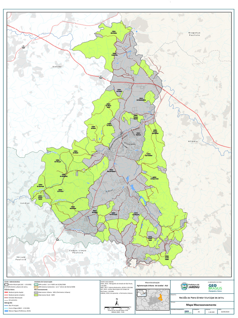 PDM - Anexo I Mapa Macrozoneamento Municipal | PDF | Planejamento ...