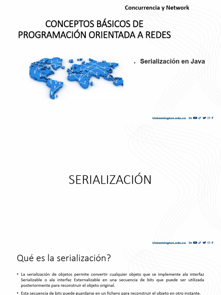 Sesión 4-2 - Serialización | PDF | Java (lenguaje de programación) | Objeto (informática)