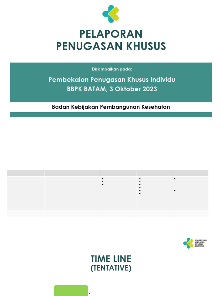Materi Pelaporan - BATAM 2023 - Tugsus Indv | PDF