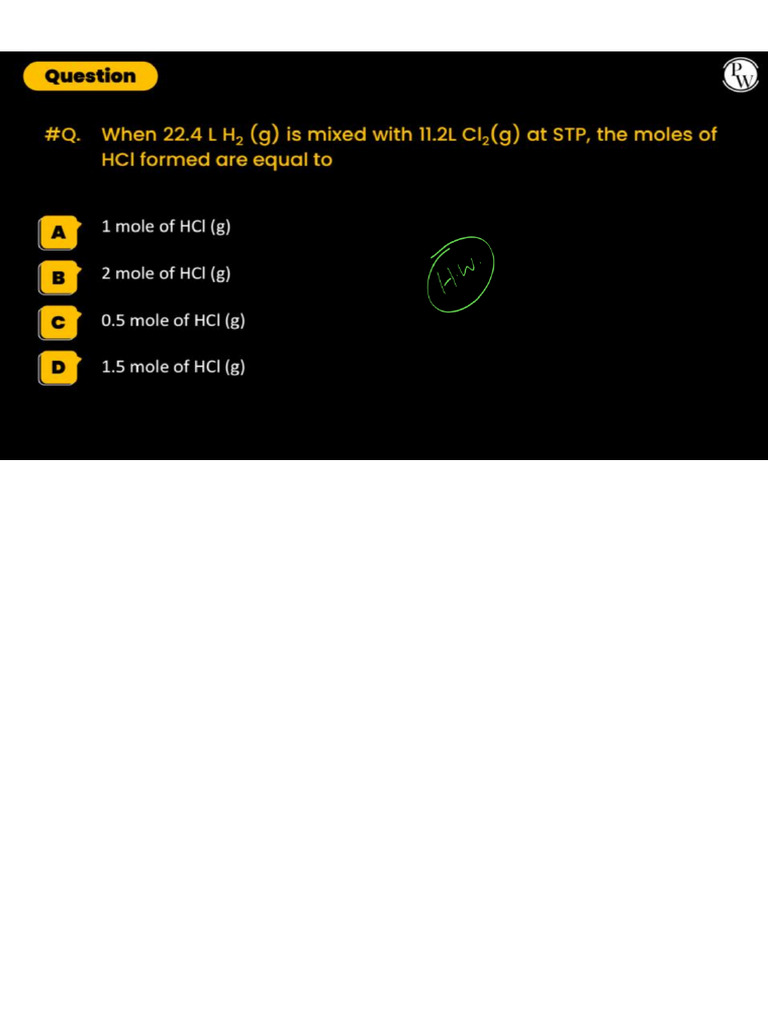 Chemistry 10 P.W, N | PDF