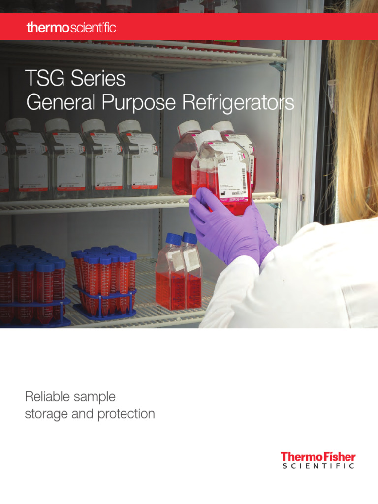 Thermo TSG Upright Lab Refrigerators Brochure | PDF | Refrigerator | Door