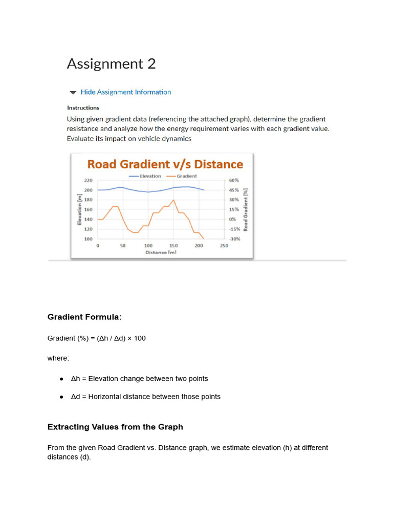 Understanding Road Gradient & Vehicle Dynamics | PDF | Slope | Physical ...
