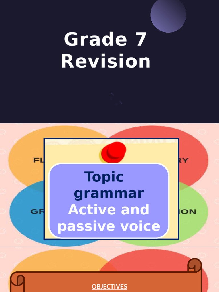 Active and Passive Voice Revision Guide | PDF | Verb | Subject (Grammar)